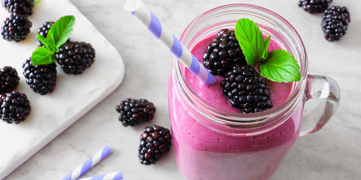 Minty Purple Passion Smoothie - PlantFusion