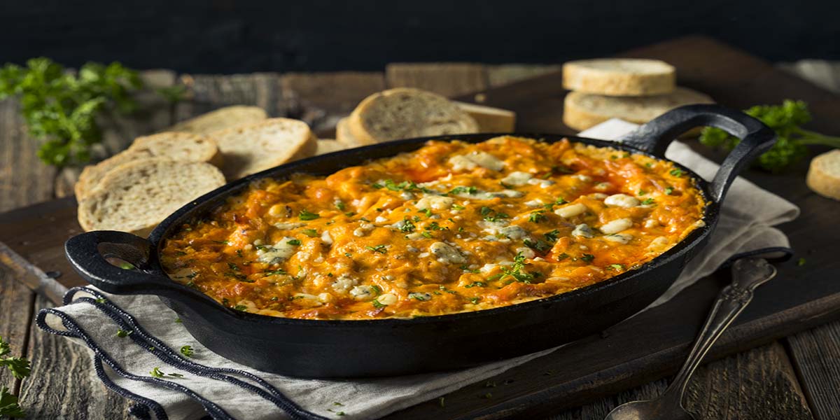 Pizza Dip with Parm Topping - PlantFusion
