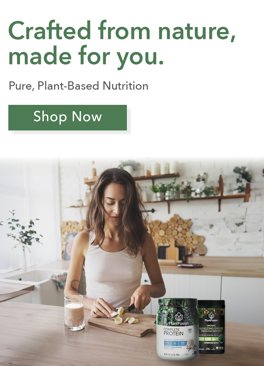 PlantFusion: Authentic, 100% plant-based, nutrient-dense products