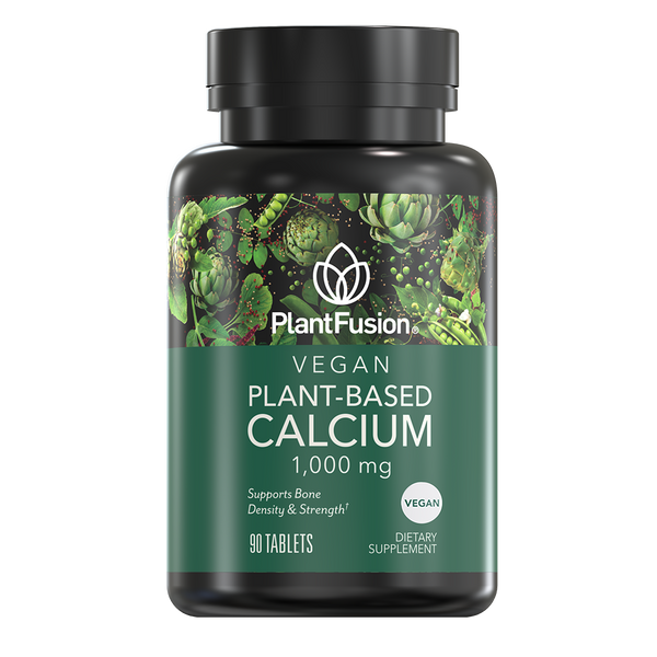 Vegan Plant-Based Calcium - with Magnesium, D3, & K2 - PlantFusion