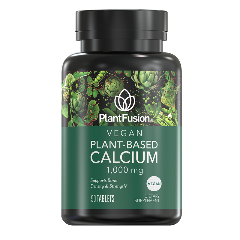 Vegan Plant-Based Calcium - with Magnesium, D3, & K2 - PlantFusion