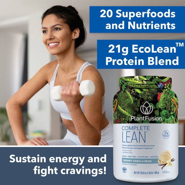 Complete Lean - Vegan Protein Powder for Weight Loss - PlantFusion