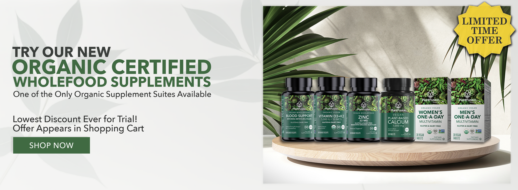 PlantFusion: Authentic, 100% plant-based, nutrient-dense products