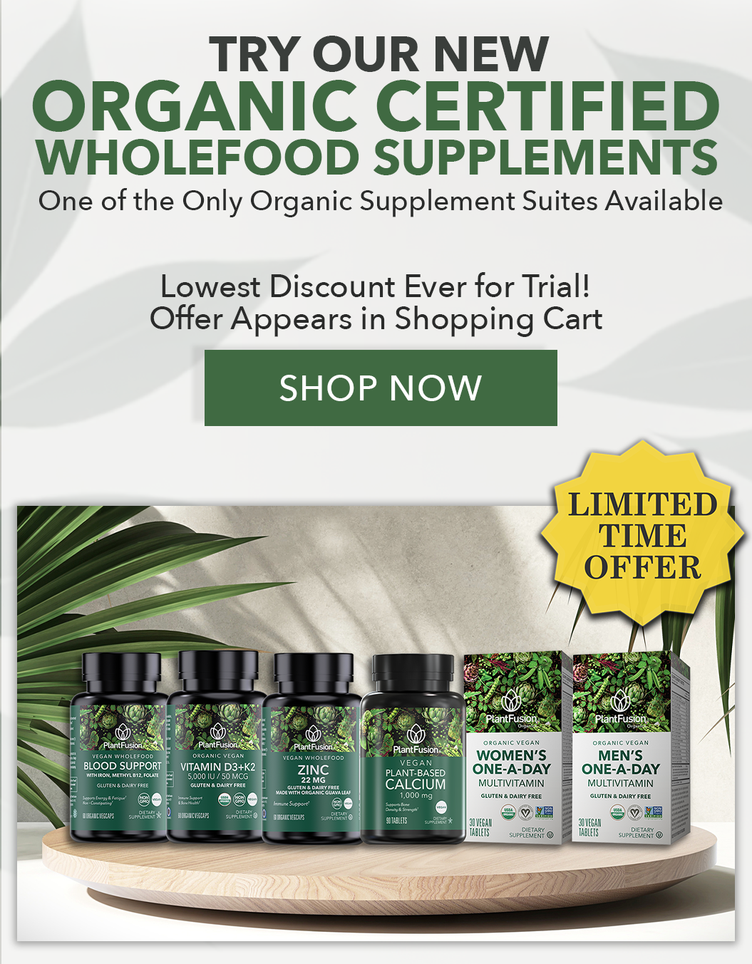 PlantFusion: Authentic, 100% plant-based, nutrient-dense products